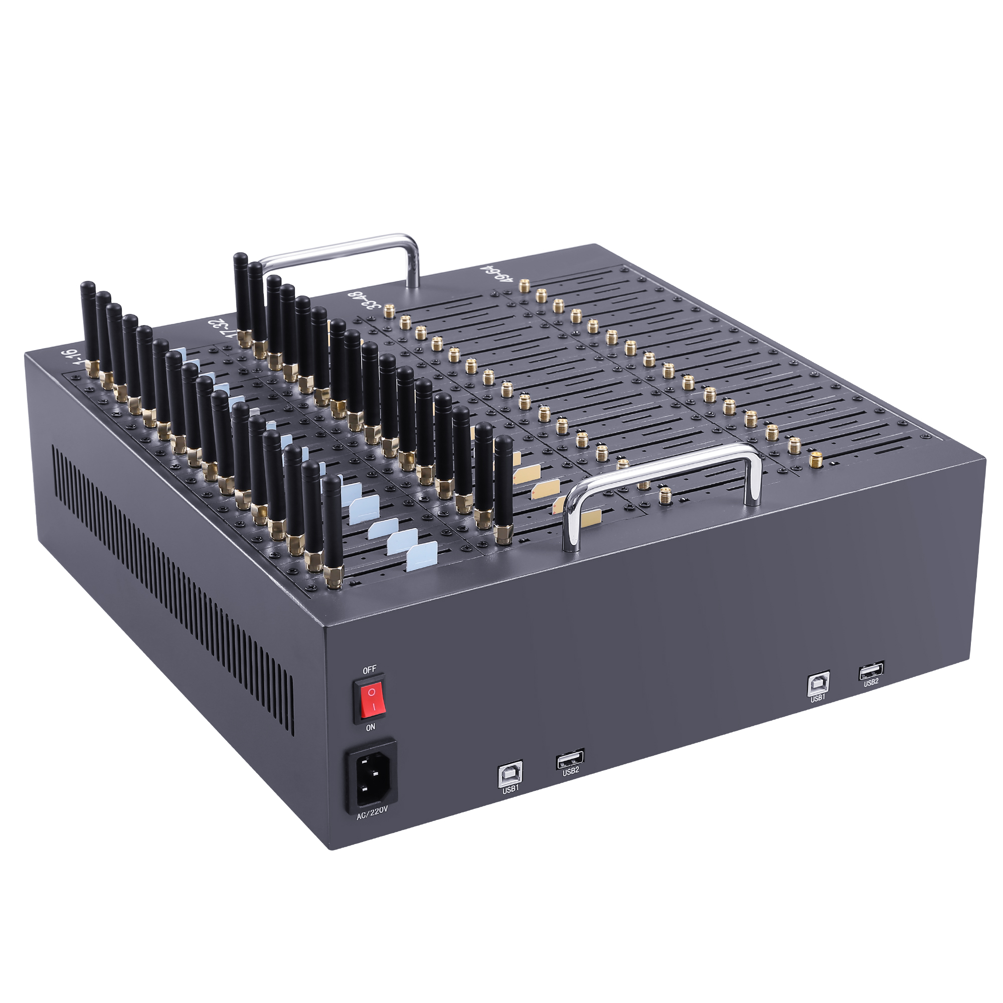 4G LTE 64 port bulk sms modem pool, for USA 4G network